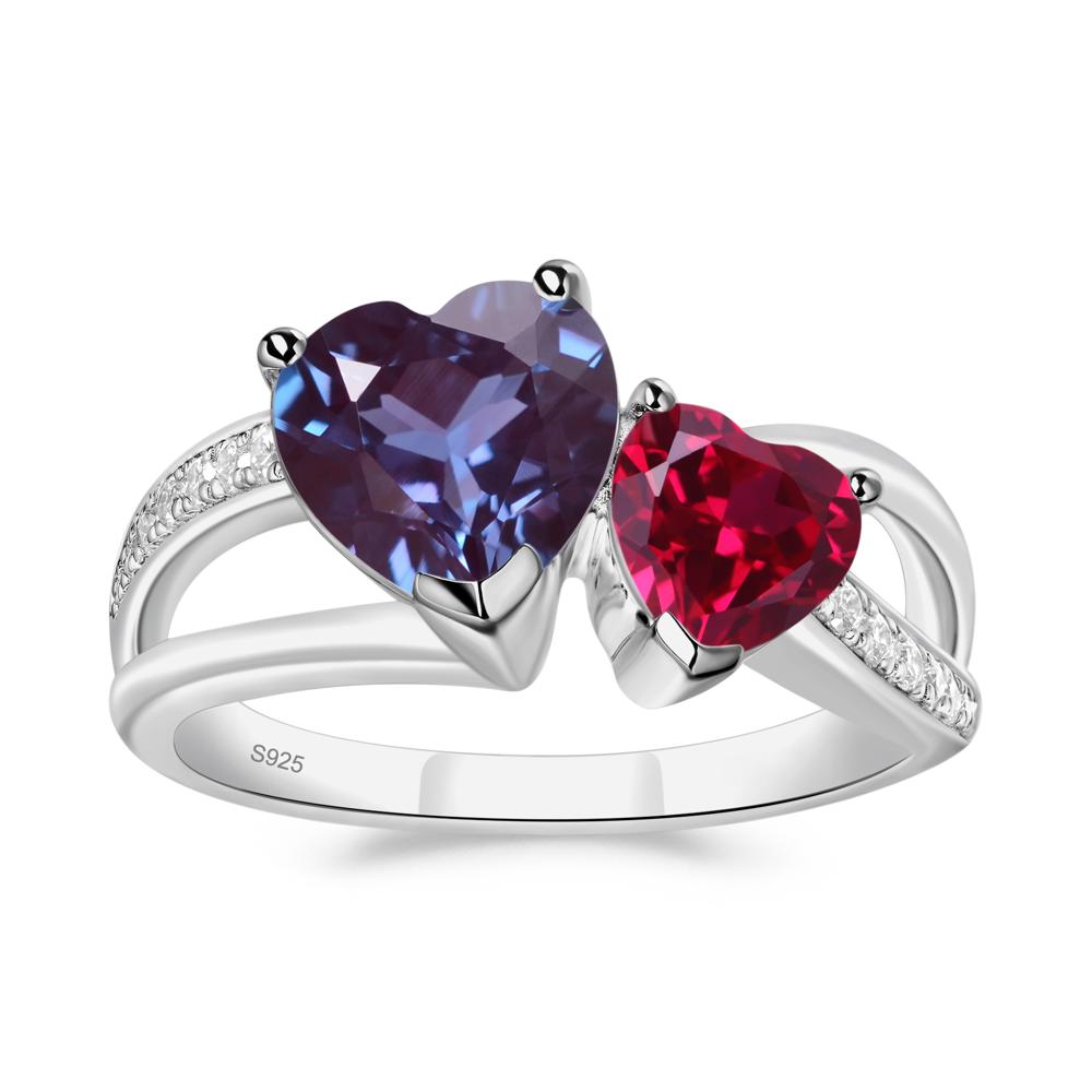 Alexandrite And Ruby Ring