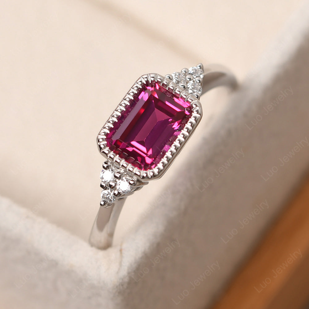 Ruby Classic Engagement Ring | LUO