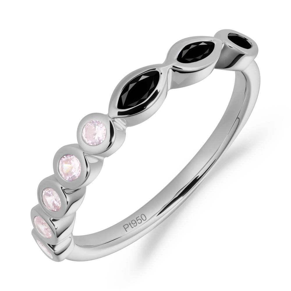 Simple Black Spinel Bezel Ring | LUO