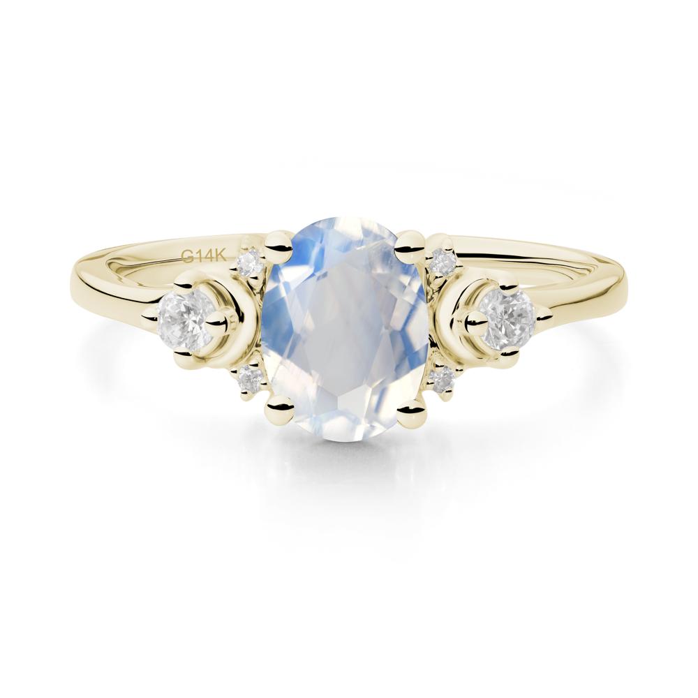 Crescent Moon Inspired Moonstone Ring | LUO