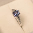 Asscher Cut Alexandrite Ring | LUO