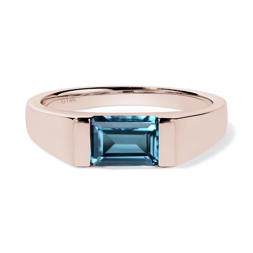 London Blue Topaz Gender Neutral Ring | LUO