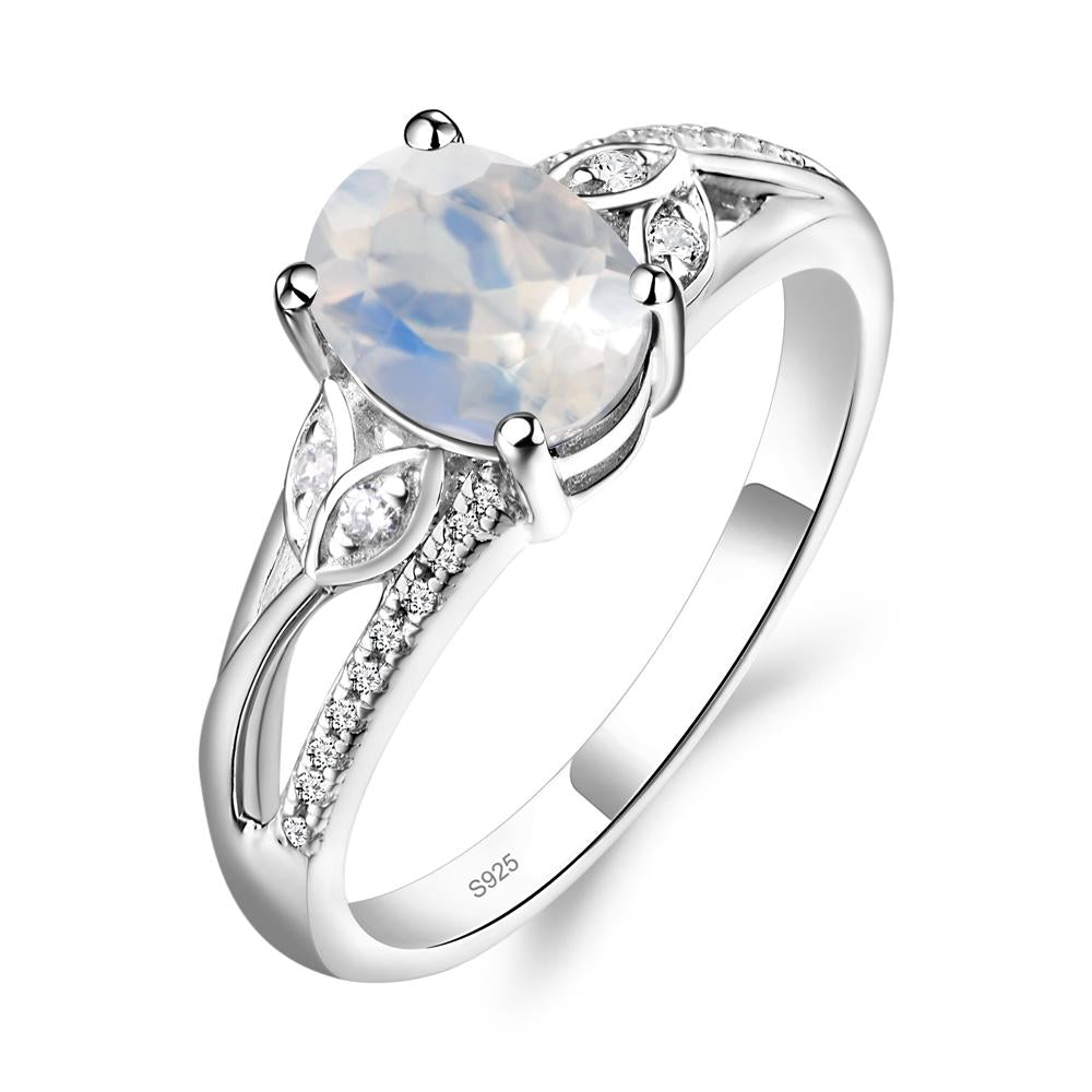 Oval Cut Moonstone Ring | LUO